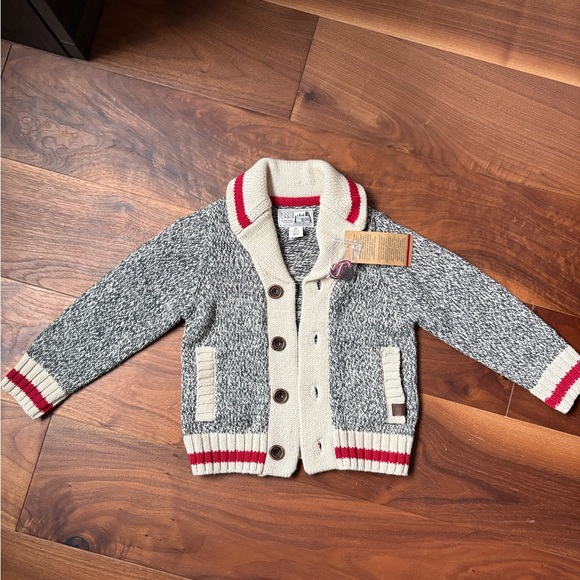 Roots | Shirts & Tops | Kids Roots Gray Knit Cabin Cardigan 2t | Poshmark